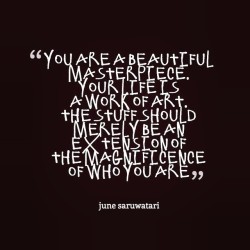 you are a masterpiece. - June Saruwatari : June Saruwatari